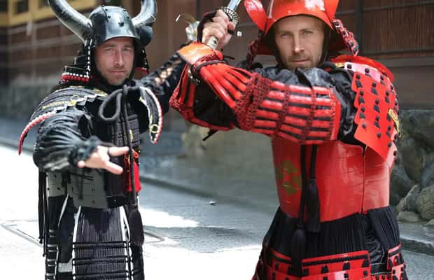 Kyoto: Men's Armor Rental (Kyoto Kimono Rental CHAMATSU) | GetYourGuide
