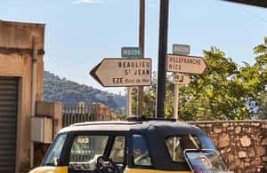 From Nice: Follow a guide in an electric car on the French Riviera ...