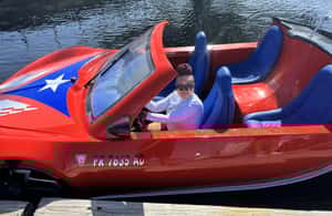 San Juan: WATER JET CAR-Experiencia Bugatti Rojo | GetYourGuide
