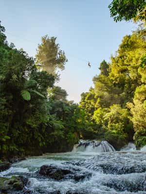 Okere Falls: Zipline over Waterfalls Experience | GetYourGuide