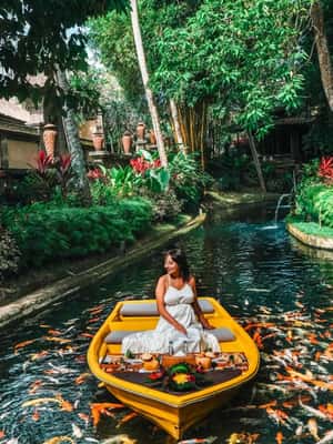 Bali: Swing, Koi Photo Boat, Monkey Forest, & Waterfall | GetYourGuide