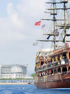 Side: Pirate Boat Trip to Dolphin Island with Foam Party. | GetYourGuide