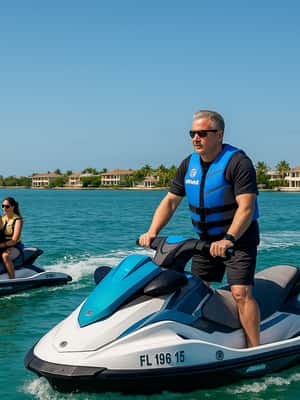Couples Jet Ski Tour: Madeira Beach to Shell Key Adventure | GetYourGuide