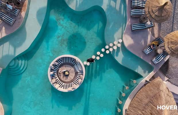 Agafay Desert : Pool and Dinner Pass with Fire Show | GetYourGuide