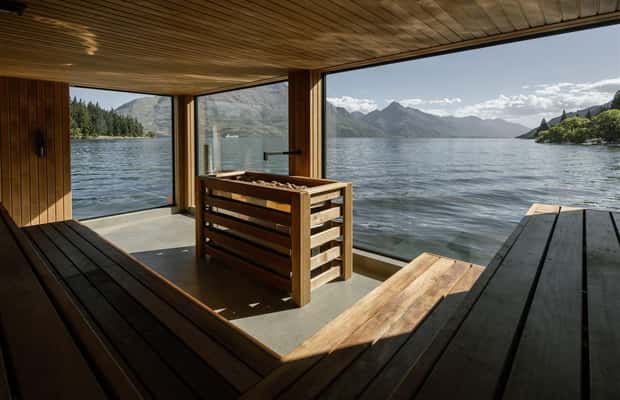 Queenstown: Floating Sauna Experience on Lake Whakatipu | GetYourGuide