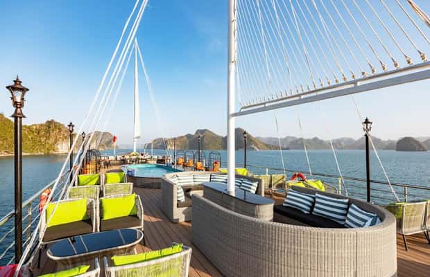 Hanoi: 5 Star Day Cruise with Jacuzzi, Kayak,Cave,Speed boat | GetYourGuide