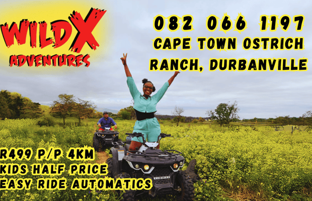 Kapstaden: ATV-tur på Durbanville Ostrich Ranch – 4 km | GetYourGuide