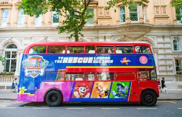London: PAW Patrol Bus Tour with Afternoon Tea | GetYourGuide