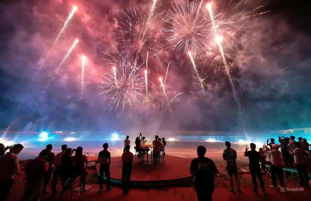 Dinner While Watching Symphony Show & Kiss of the Sea Show | GetYourGuide