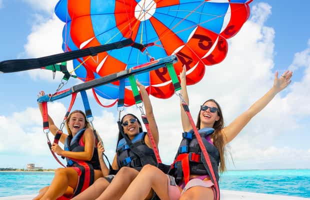 Providenciales: Grace Bay Beach Parasailing Experience | GetYourGuide