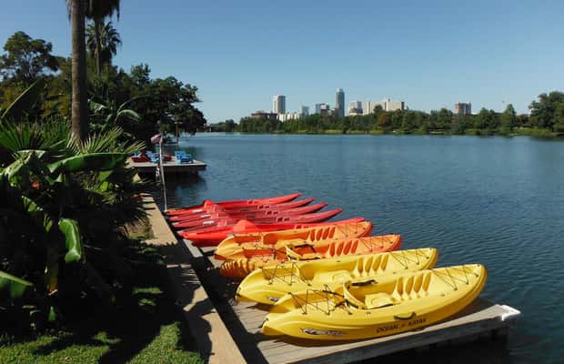 Austin: Kajak- und Kanuverleih am Lady Bird Lake | GetYourGuide