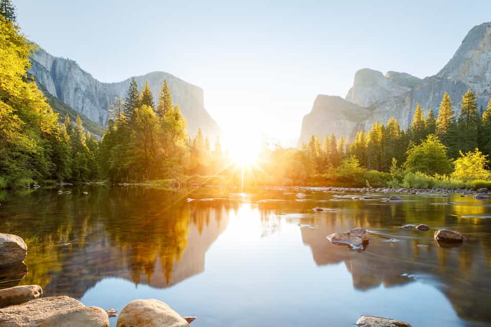 Old Inspiration Point, Yosemite National Park, Sierra Nevada ...