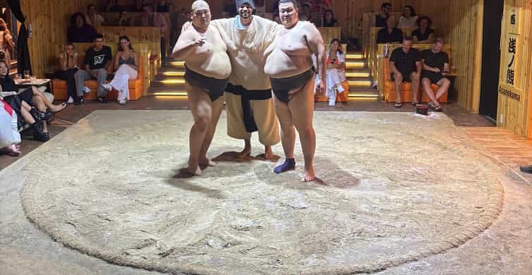 Tokyo: Sumo Show Experience with Chicken Hot Pot and a Photo | GetYourGuide