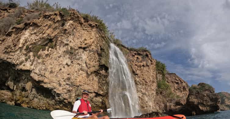 Nerja: Guided Kayak Tour Nerja Cliffs and Maro Waterfall | GetYourGuide