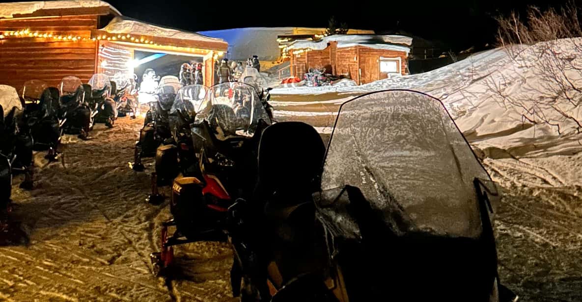 From Tromsø: Evening Snowmobiling Tour at Camp Tamok | GetYourGuide