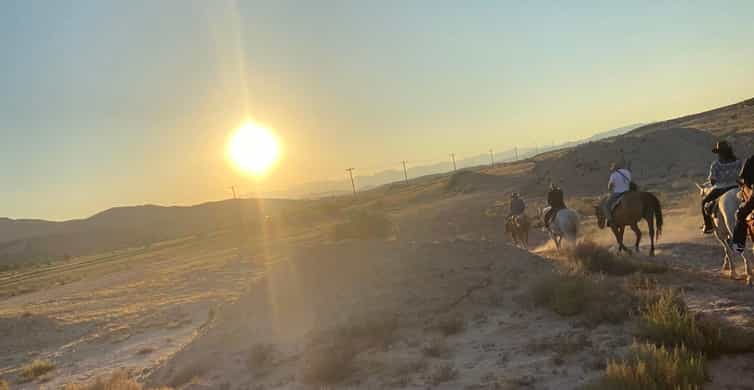 From Las Vegas: Desert Sunset Horseback Ride with BBQ Dinner | GetYourGuide