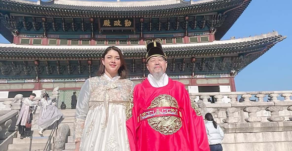 Seoul: Gyeongbok Palace with Gigibebe Hanbok Rental | GetYourGuide