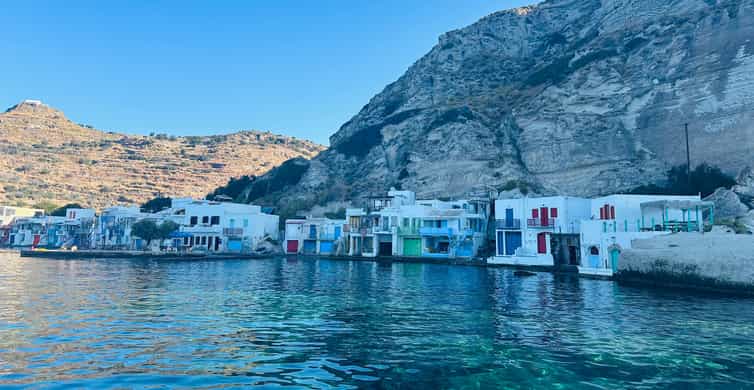Adamantas: Full-Day Milos & Poliegos Boat Tour with Meals | GetYourGuide