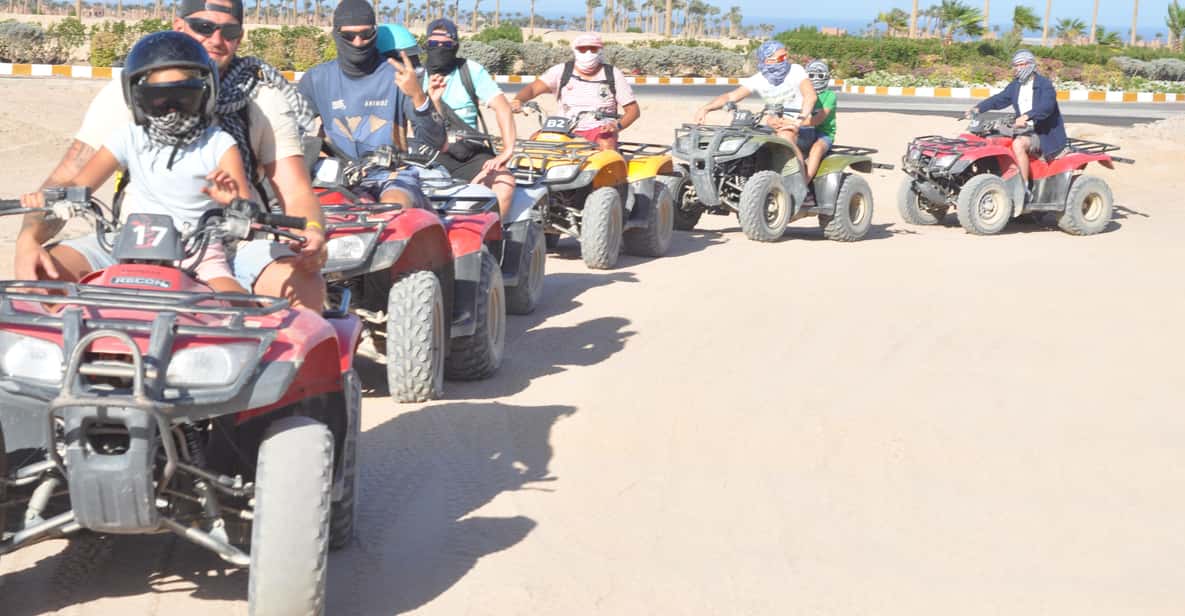 Hurghada: Sunset Quad Bike, Camel w/ Opt Stargazing and BBQ | GetYourGuide