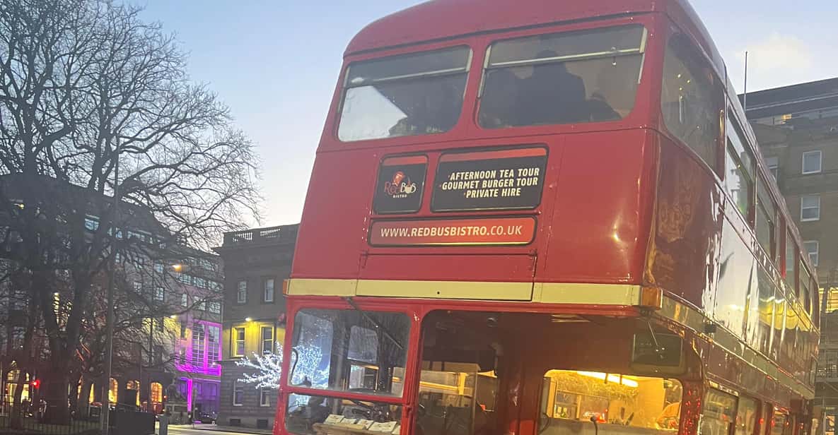 Edinburgh: Vintage Bus Tour with Afternoon Tea or Gin | GetYourGuide