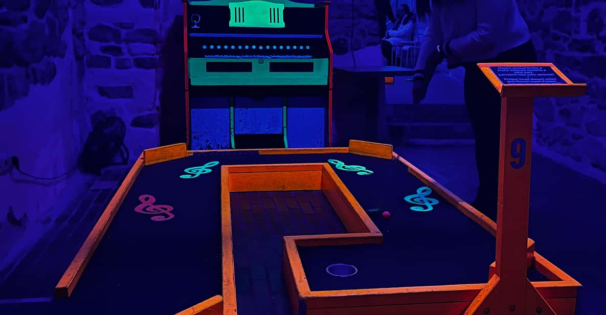 Prague: Glow Golf Mini Golf Game by UV Light | GetYourGuide