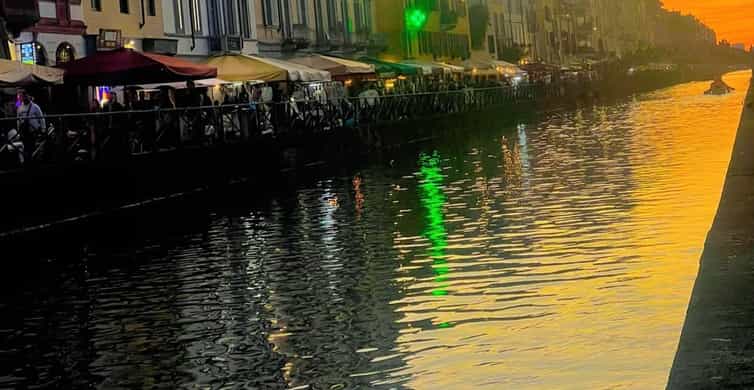 Milan: Navigli District Canal Boat Tour with Aperitivo | GetYourGuide