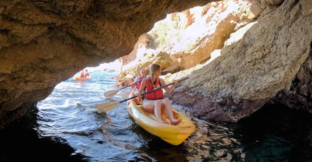 Nerja: Guided Kayak Tour Nerja Cliffs and Maro Waterfall | GetYourGuide