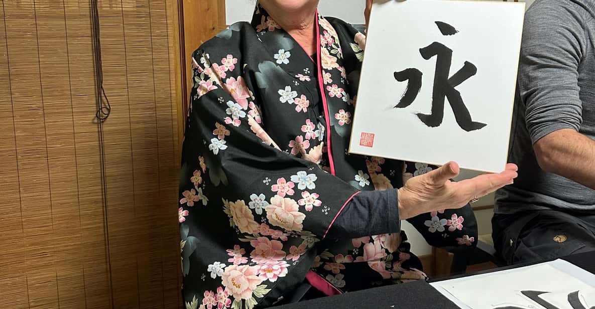 Kyoto: Japanese Calligraphy Class in 150-year-old Townhouse | GetYourGuide