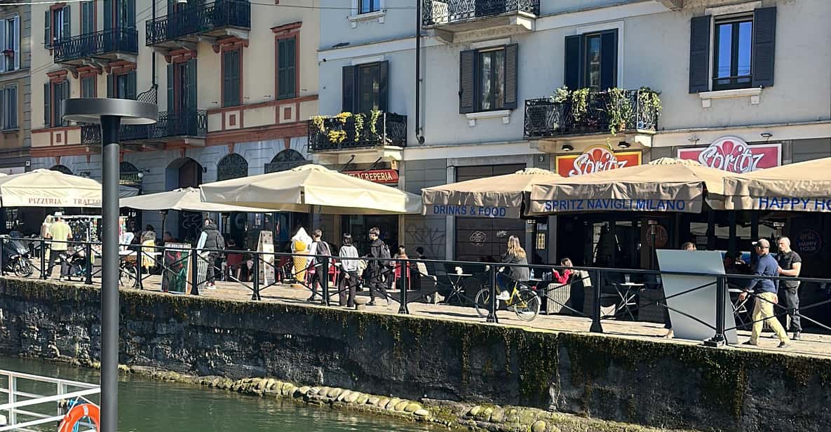 Milan: Navigli District Canal Boat Tour with Aperitivo | GetYourGuide