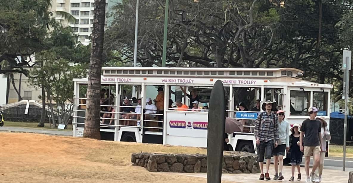 Oahu: Waikiki Trolley Hop-on Hop-off All-Line Pass | GetYourGuide