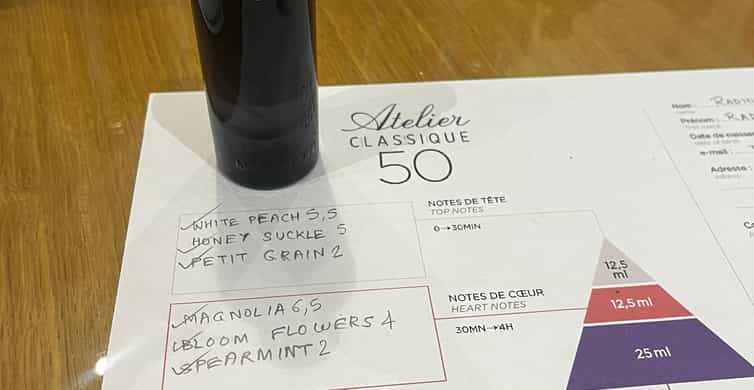 Paris: Perfume Creation Workshop | GetYourGuide