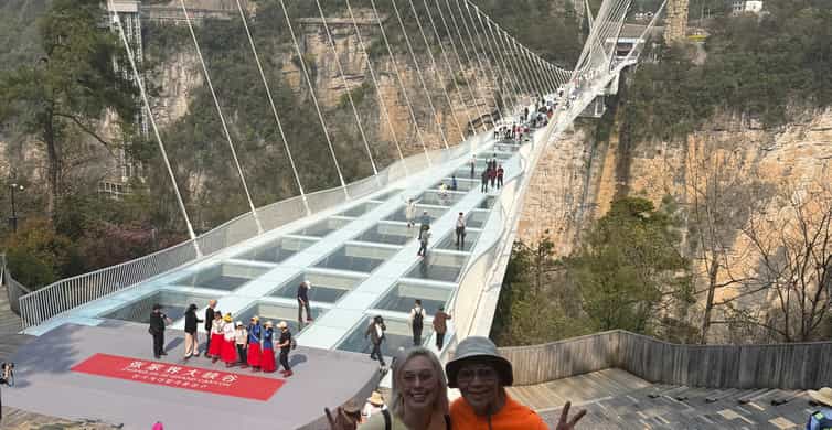 Excursão particular de um dia à montanha Tianmen & Sky walk&Glass ...