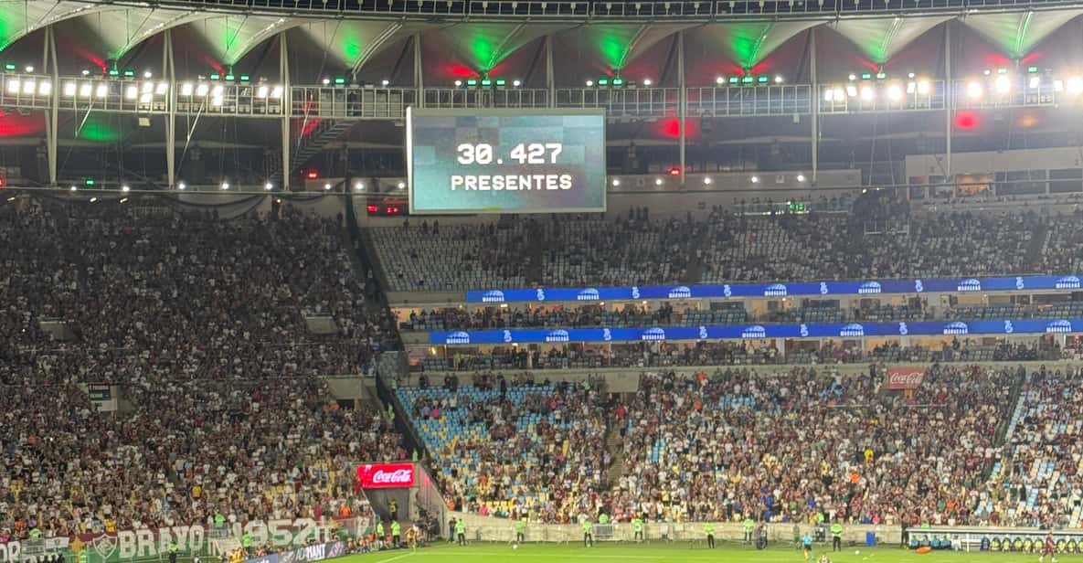 Rio de Janeiro: Guided tour to a football game in historic stadiums ...