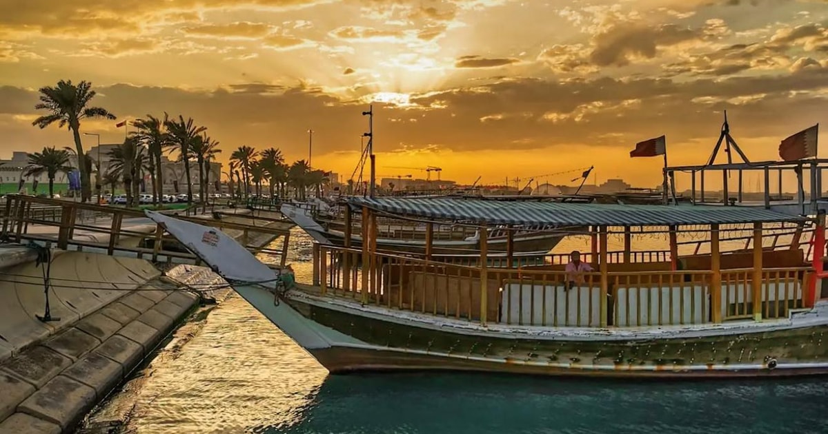 Doha: Sunset Experience, Traditional Dhow Cruise with Dinner | GetYourGuide