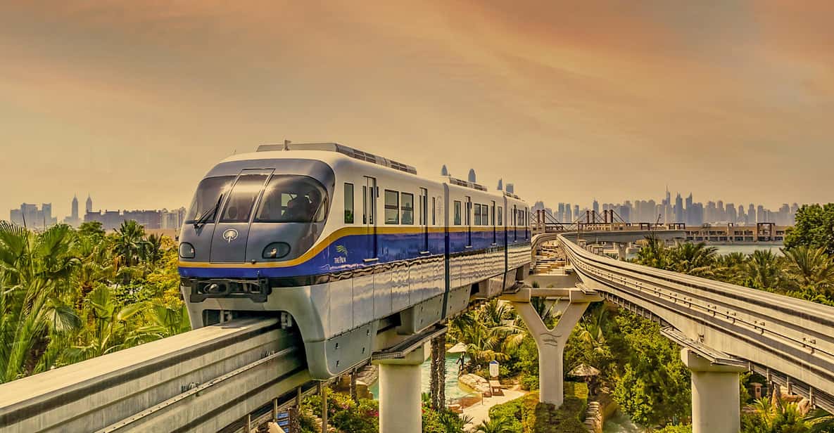 Dubai: Palm Jumeirah Monorail Day Pass med ubegrænsede ture | GetYourGuide