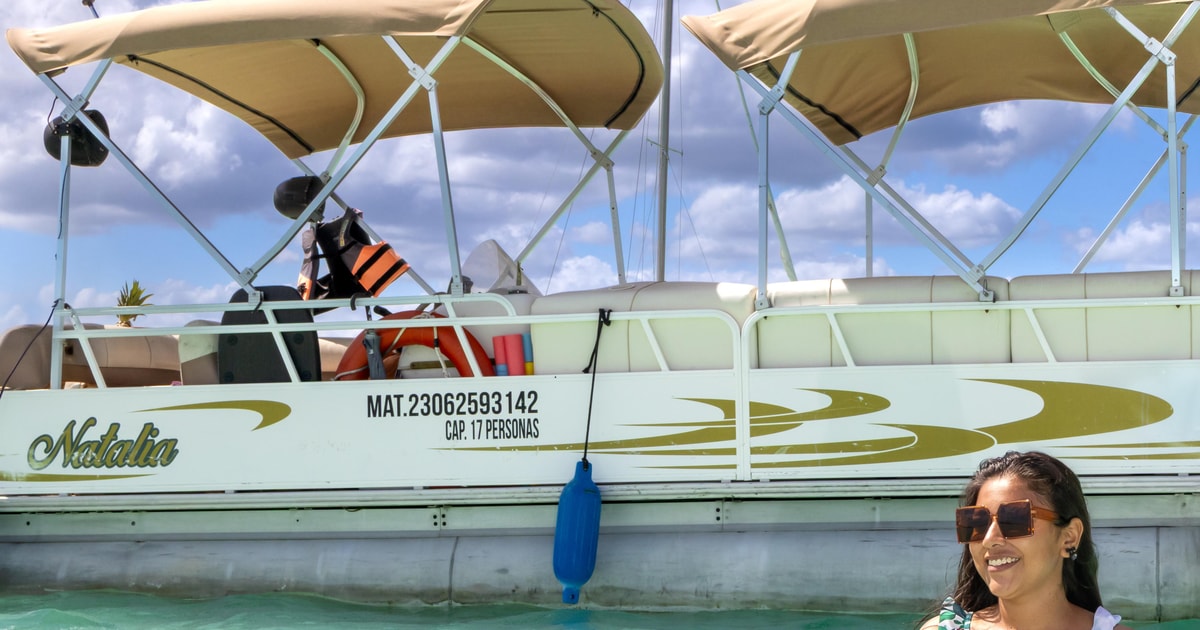 Bacalar: Collective Pontoon Boat Tour + Abandoned Hotel + Ojo de Agua ...