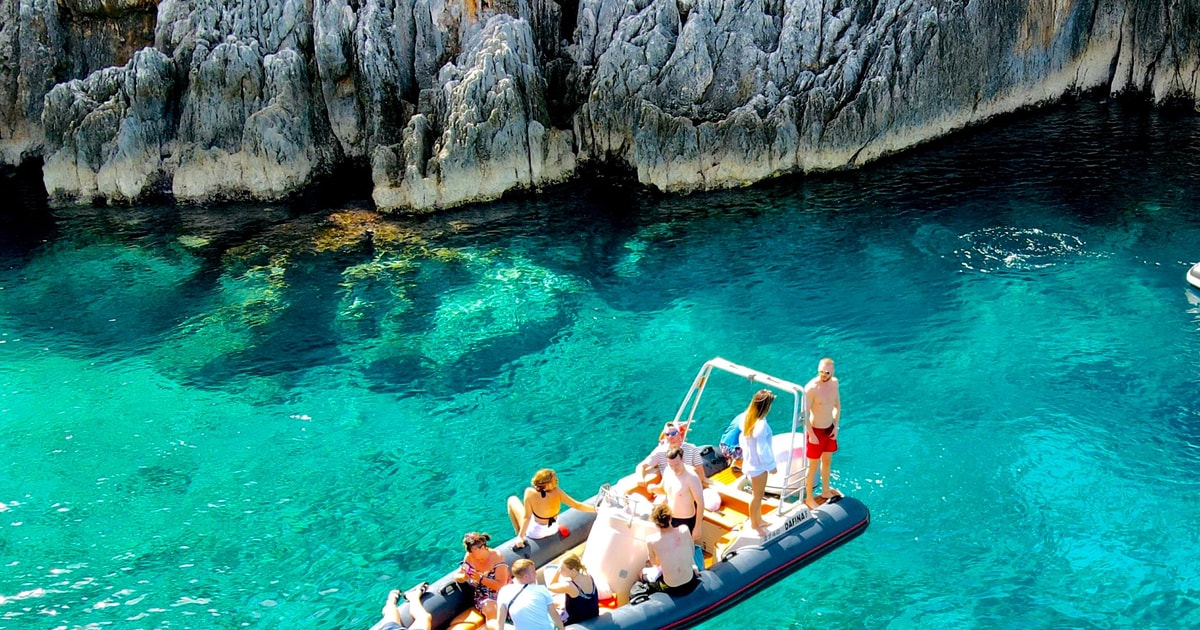 Bristan Bay Speedboat Tour Vlore | GetYourGuide