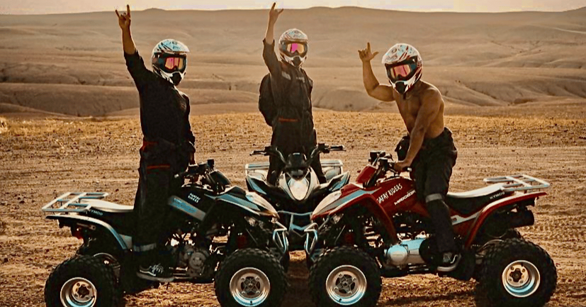 Agafay Desert: Quad bike and Camel Ride & Dinner show | GetYourGuide