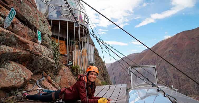 Aventure nocturne : Skylodge+Via Ferrata+Zip Line/Valle Sagrado ...