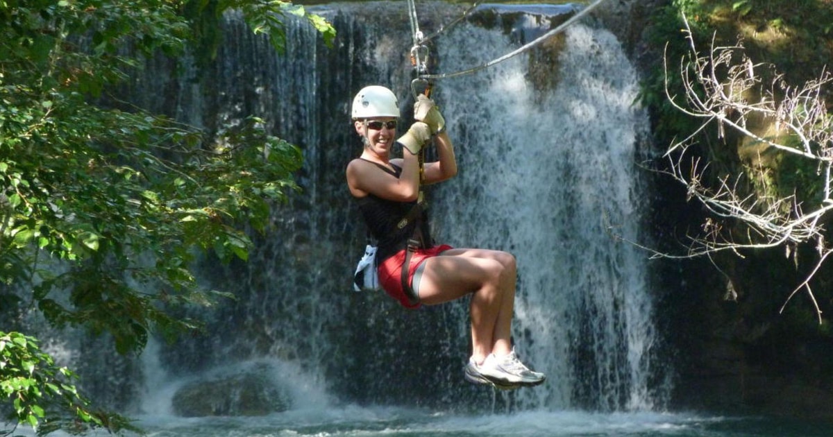 South Coast: YS Falls and Zipline Adventure from Montego Bay | GetYourGuide