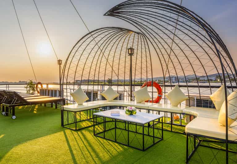From Hanoi: 1-Day Halong 5-Star Cruise w/Jacuzzi & Limousine | GetYourGuide