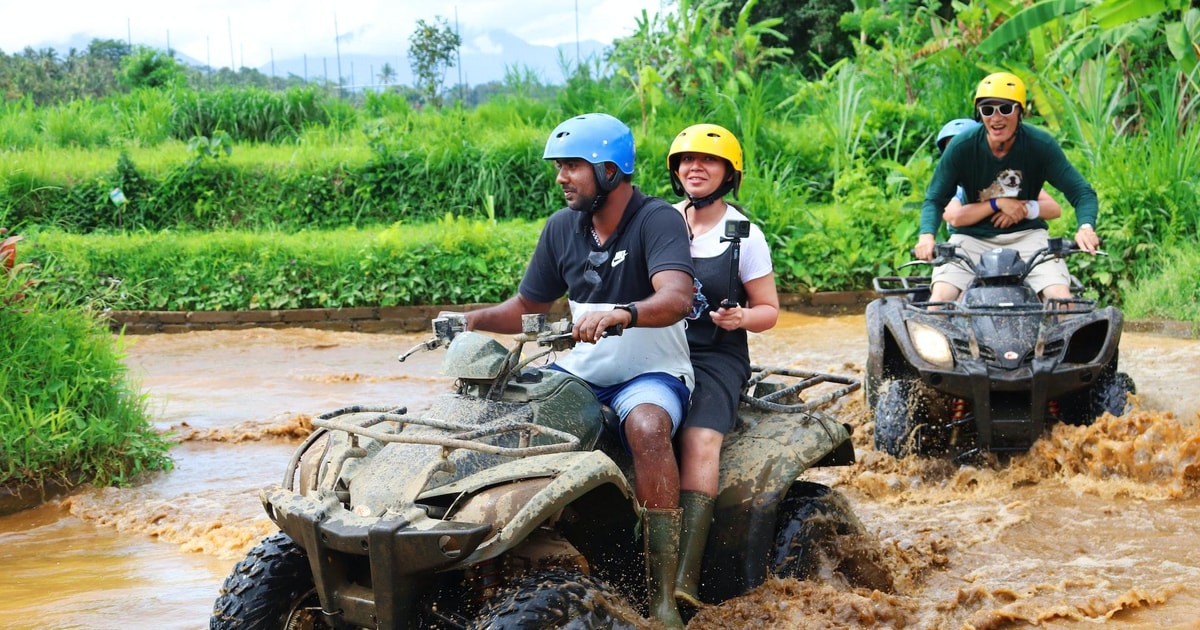 Challenging ATV, Ubud Waterfall, Hindu Temple and Shopping | GetYourGuide