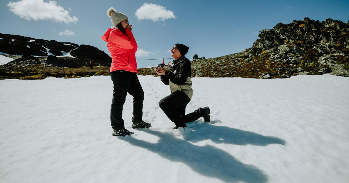 Exclusive helicopter marriage proposal with toast in Ushuaia | GetYourGuide
