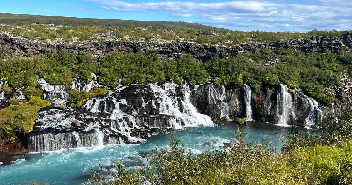 Hraunfossar, Barnafoss+Hvamsvik warmwaterbron Privétour | GetYourGuide