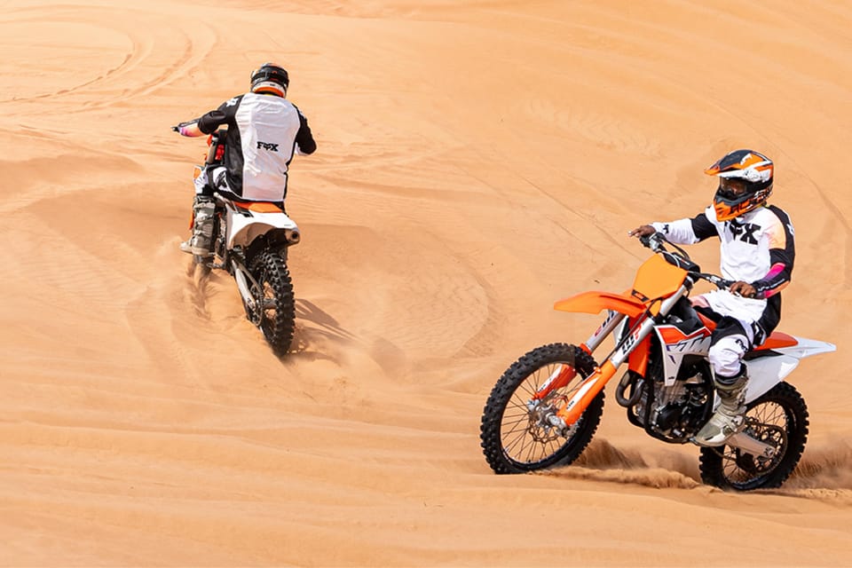 Dubai Motocross KTM 450CC Rental | GetYourGuide