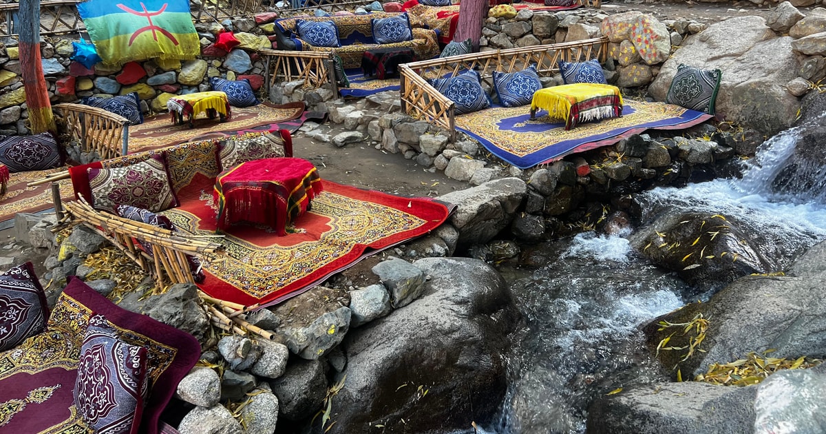 Din Marrakech: Excursie privată la cascadele din Munții Atlas ...