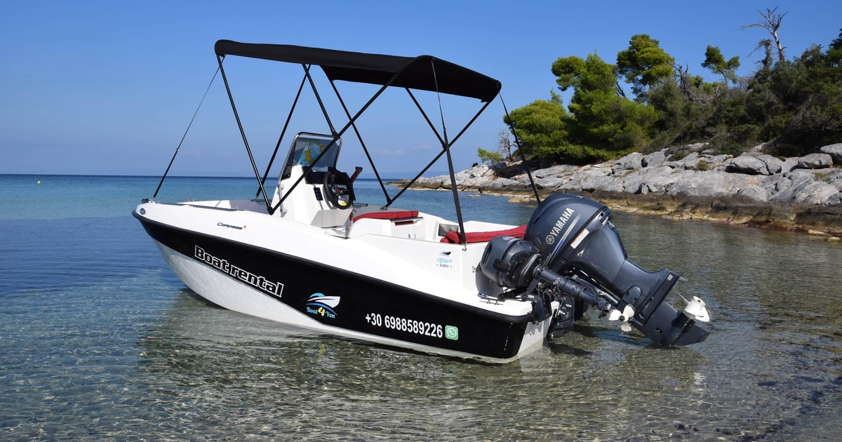 Nea Fokea: Boat Renal without License | GetYourGuide