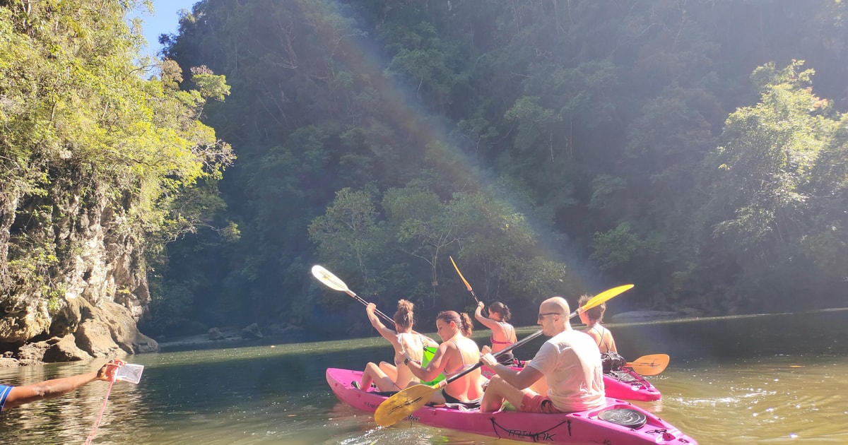 Krabi: Early bird kayak adventure at Ao Thalane group of 10 | GetYourGuide