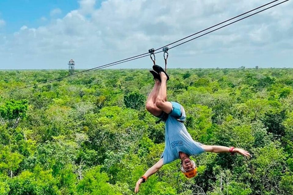 Rappel & Jungle ZipLine & Visit Tulum & Cenote Snorkeling | GetYourGuide