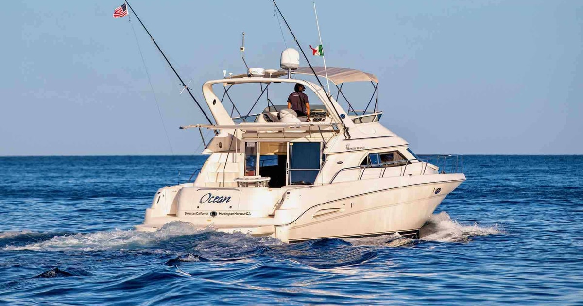 Cabo San Lucas: Private Boat Tour in the 45′ Sea Ray Express | GetYourGuide